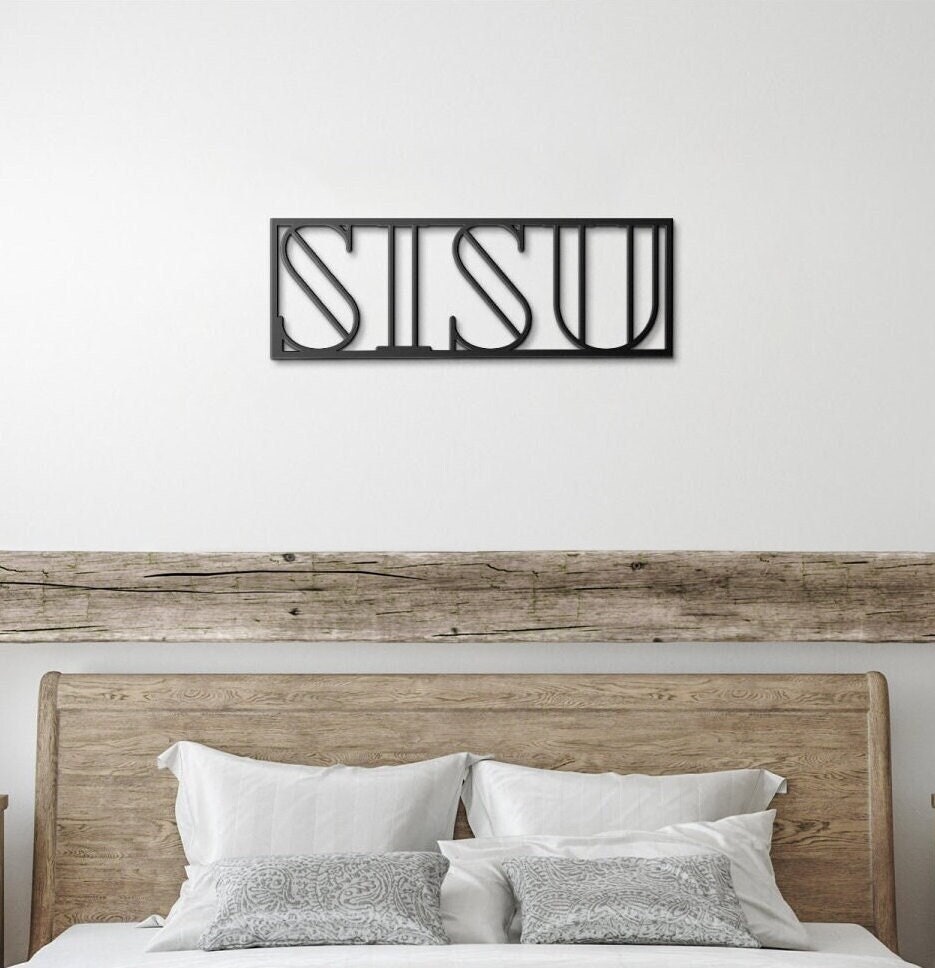 SISU Metal Sign / Finnish Sign / SISU Sign / Finnish Metal Sign ...