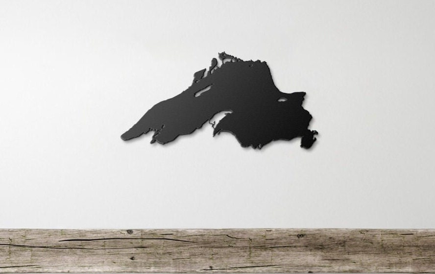 Lake Superior Metal Sign / Sauna Metal Sign / Lake Superior Gift / Lake ...