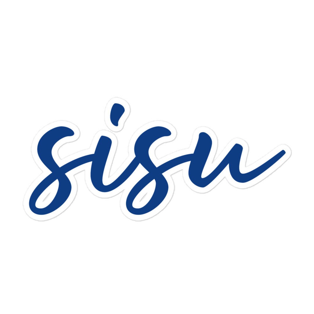 SISU Finnish Sticker / Finnish Bubble-free Sticker / SISU Sticker ...