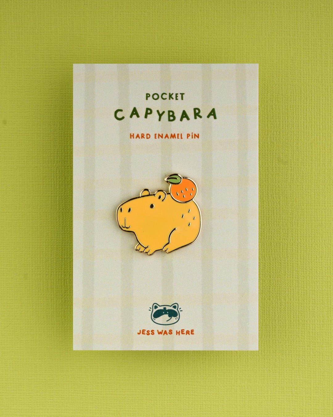 Mini Capybara - Hard Enamel Pin, Capybara Lover Gift, Stocking Filler ...