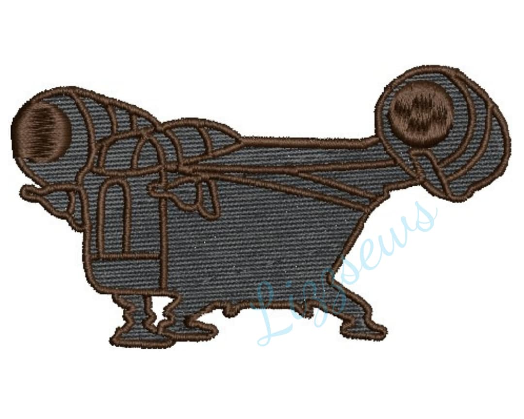 Razor Crest Ship Embroidery Design, the Mandalorian, Din Djarin, Mando ...