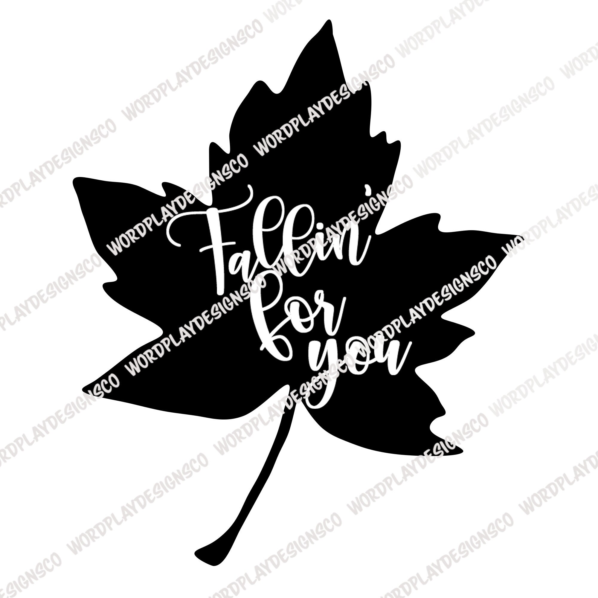 Fallin' for You SVG, Fall SVG, Cut File for Cricut & Cameo Silhouette ...