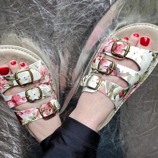 Flower Sandals - Etsy