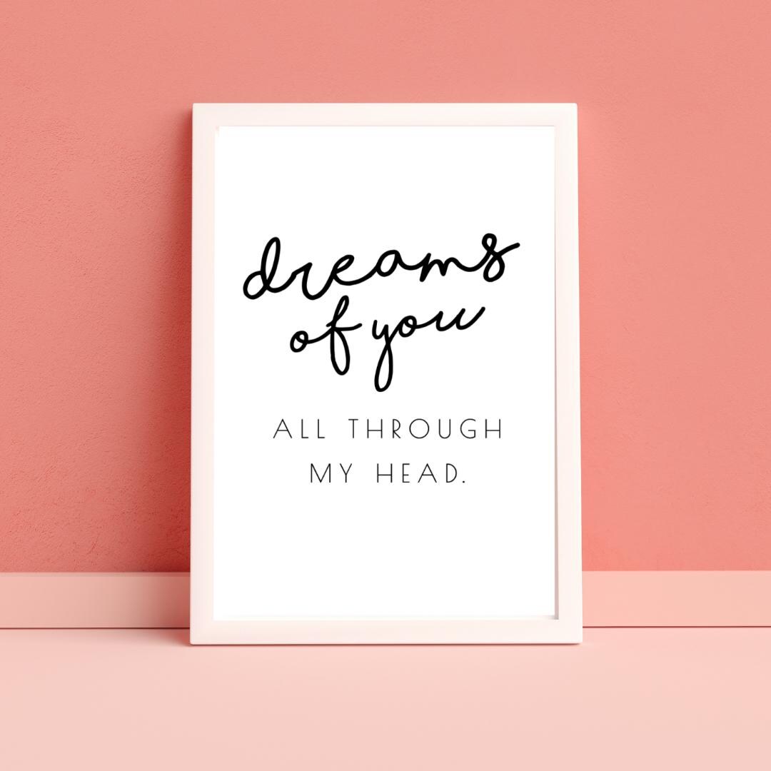 Led Zeppelin "dreams of You All Through My Head" Poster, Download ...