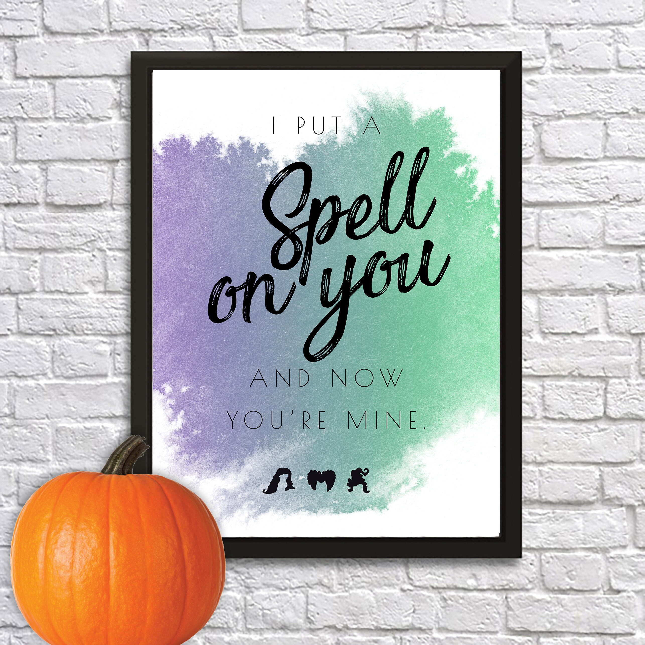 Hocus Pocus i Put A Spell on You Poster, Downloadable Digital Print ...