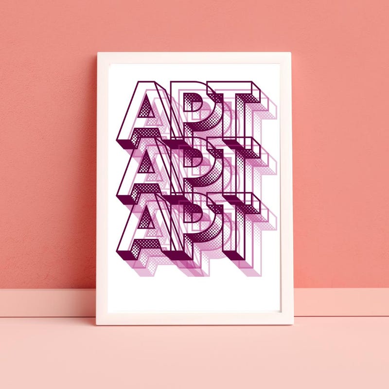 Rose Apt Poster - Etsy