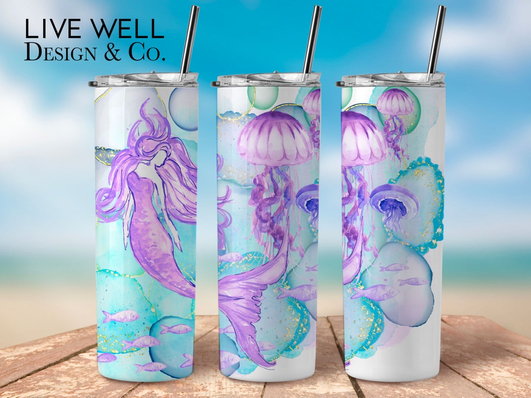 Mermaid Tail Tumbler Cup, Mermaid Birthday Gift, Mermaids Gifts for ...