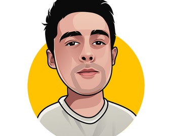 Cartoon Profile - Etsy