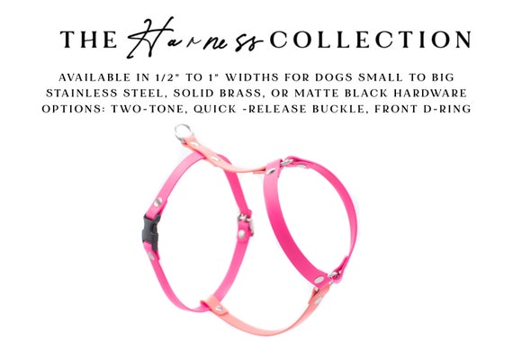 The HARNESS Collection Biothane Dog Harness | Etsy