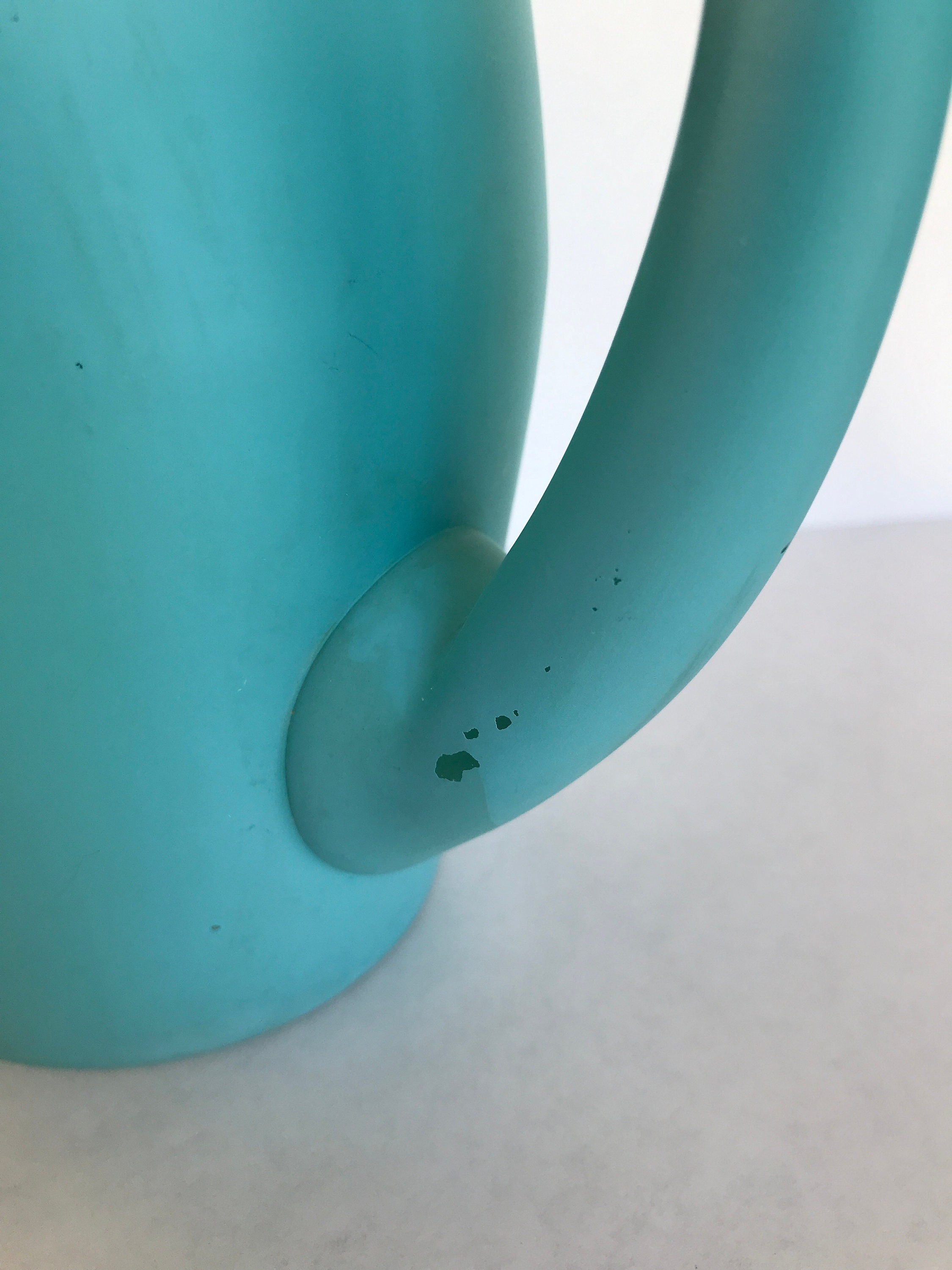 Blendo Turquoise Pitcher by West Virginia Glass Specialty - Etsy