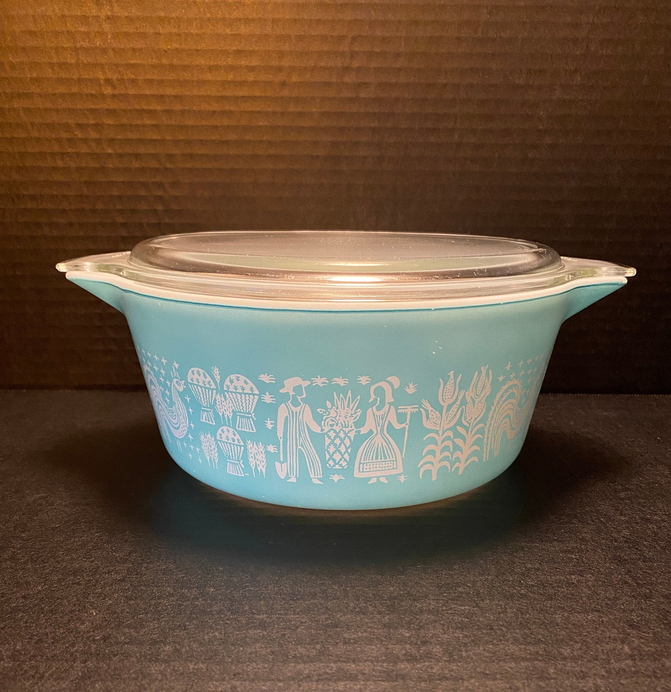 Retro Pyrex 2 1/2 Quart Round Casserole Dish With Lid in the ...