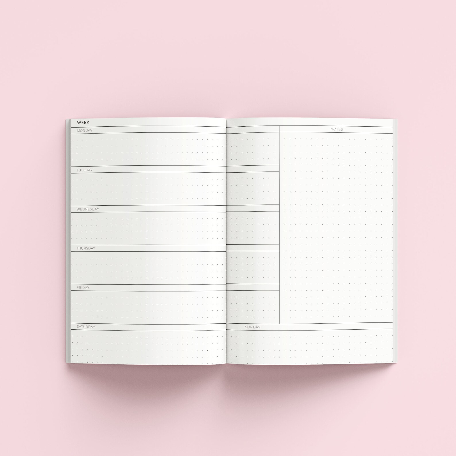 Weekly Planner Eco-friendly Recycled Paper Memphis - Etsy