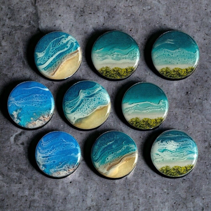 Resin Magnet - Etsy