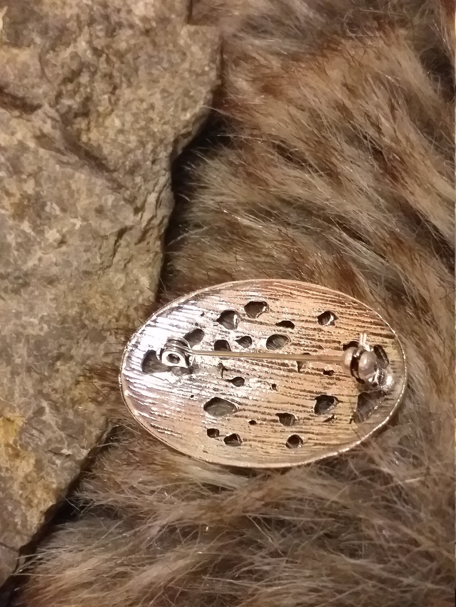 Viking Serpent Beast Knot Oval Broochviking Norse - Etsy