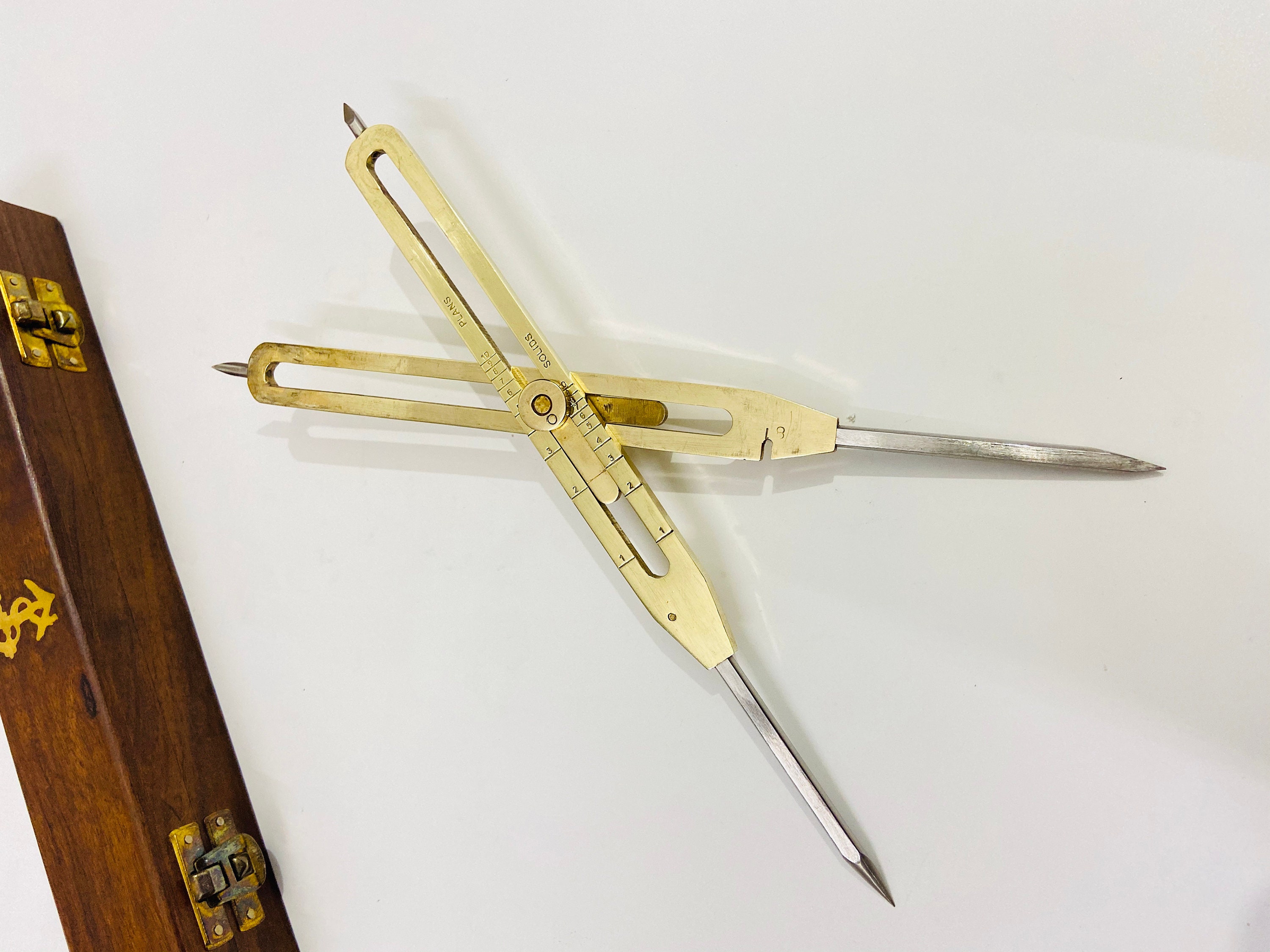 9 Long Brass Divider With Stainless Steel Point With - Etsy UK