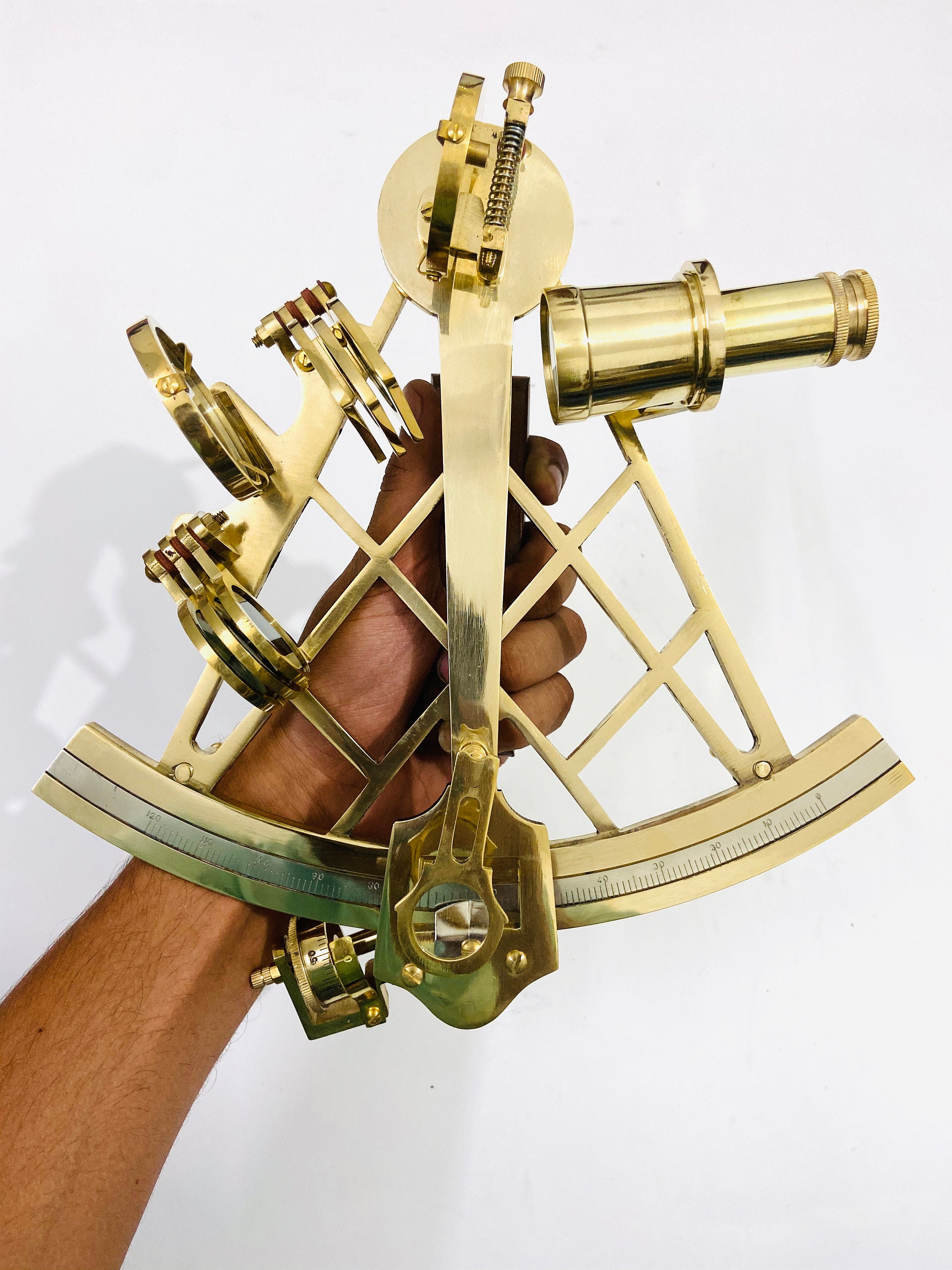 Nautical Brass 11 Sextant Real Sextant Working Sextant Sextant ...