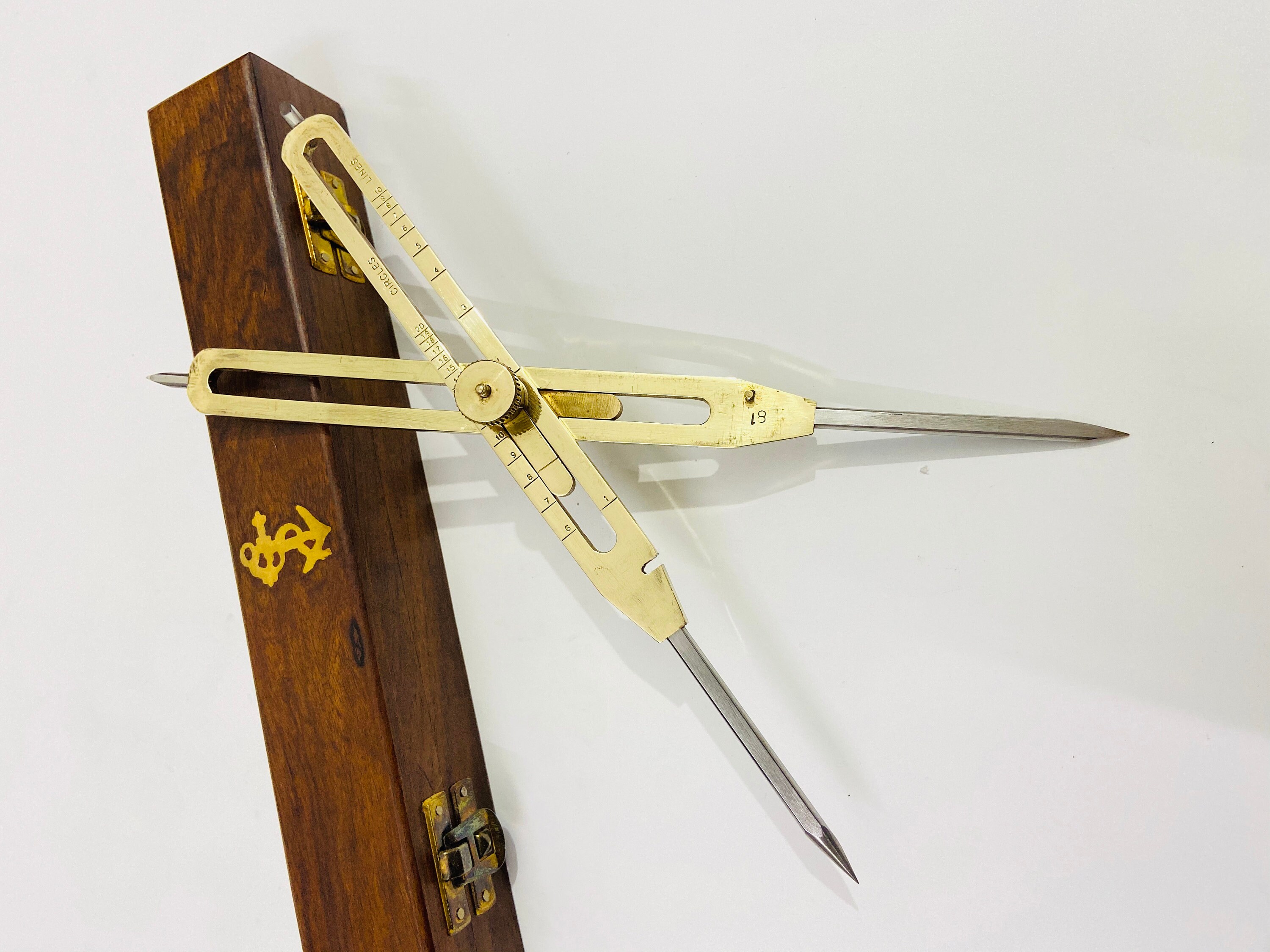 9 Long Brass Divider With Stainless Steel Point With - Etsy UK