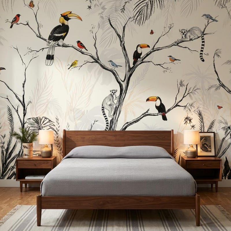 Toucan Wallpaper - Etsy