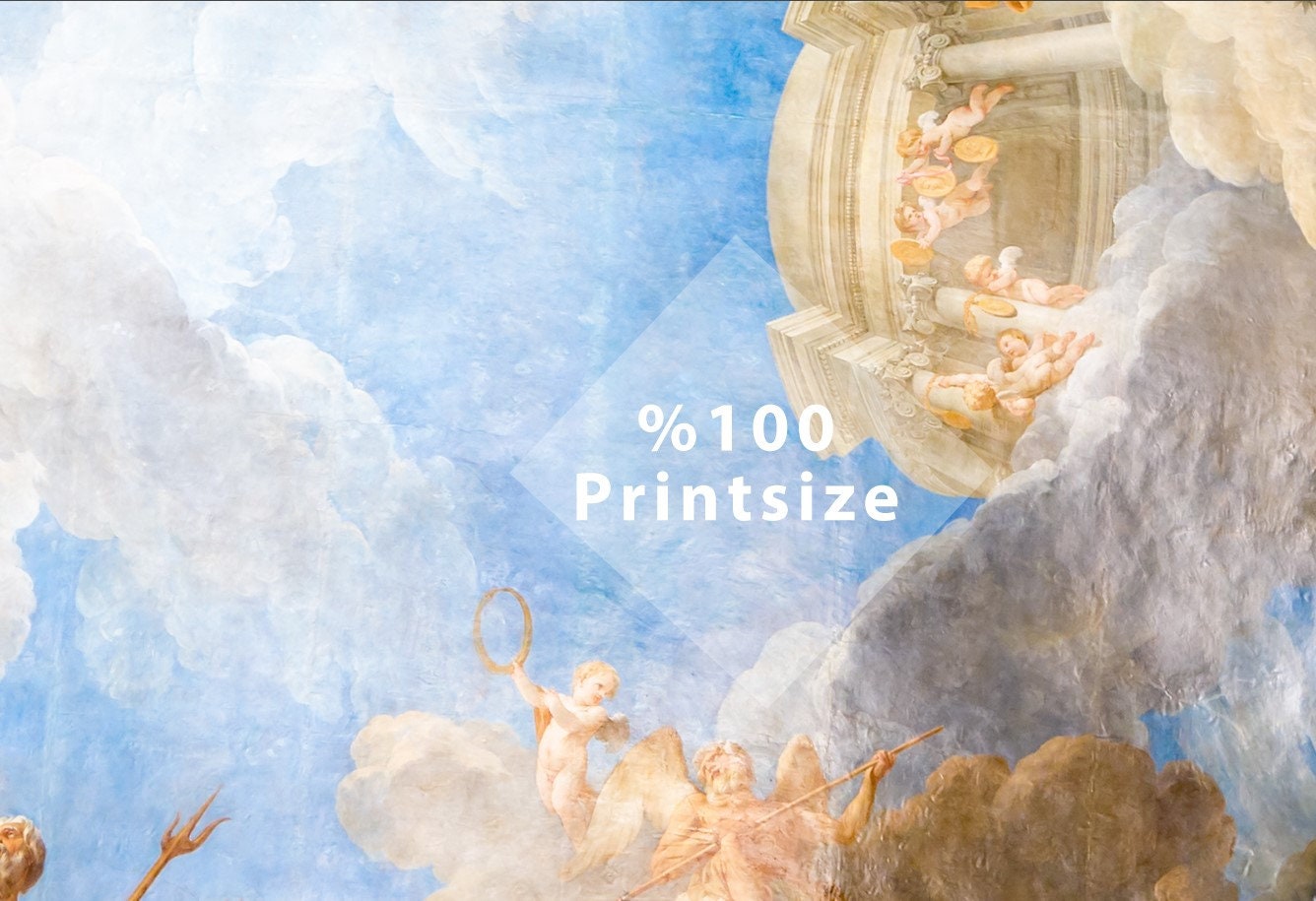 Versailles Paris France Hercules Renaissance Wallpaper Self | Etsy