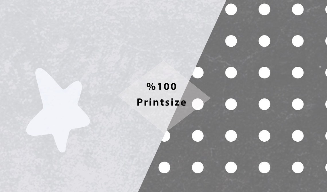 Geometric Shape Triangle Mountains Stars Air Balloons | Etsy