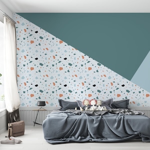Colorful Trapezoid and Triangle Geometric Shapes Wallpaper Self ...