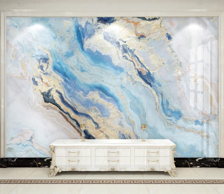 Abstract Fluid Water Marble Texture Wallpaper Self Adhesive - Etsy