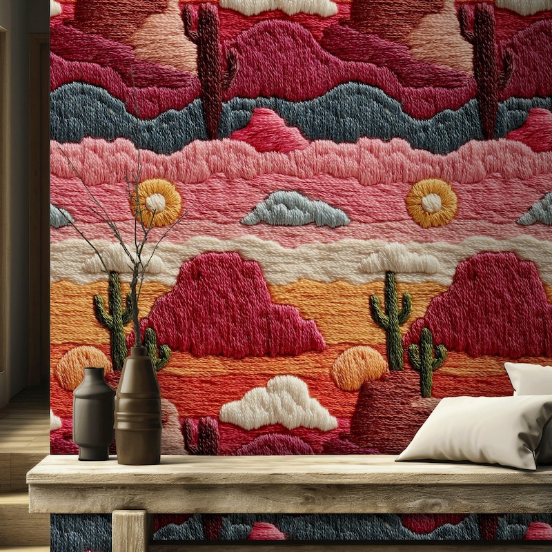 Southwestern Wallpaper - Etsy