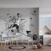 Sports Wallpaper Football Wall Mural Soccer Player Wall Art Kicking ...