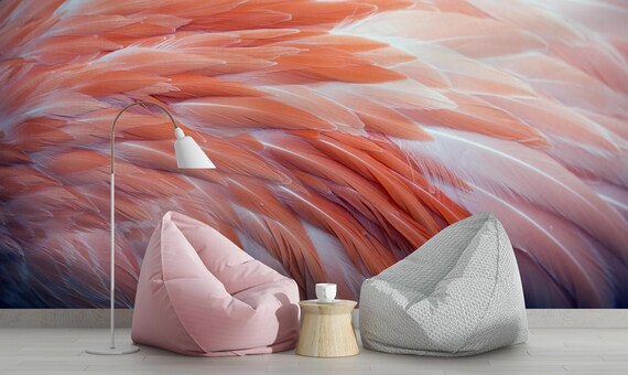 Flamingo Feather Pattern