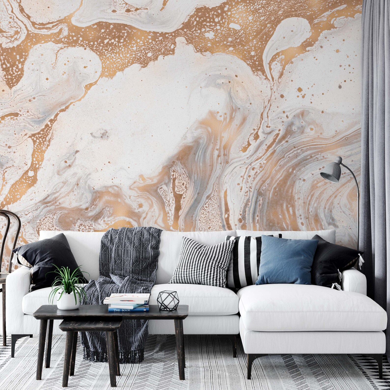 Creative Modern Design Marble Texture Wallpaper Self Adhesive - Etsy