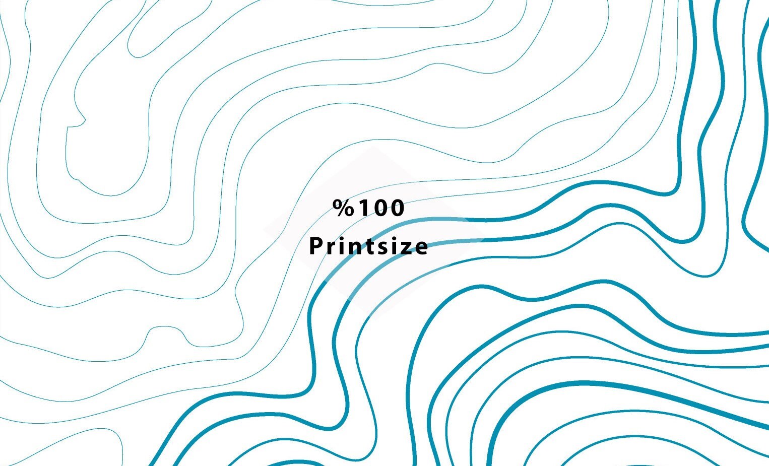 Topographic Map Abstract Blue Lines Height Isolated on White - Etsy