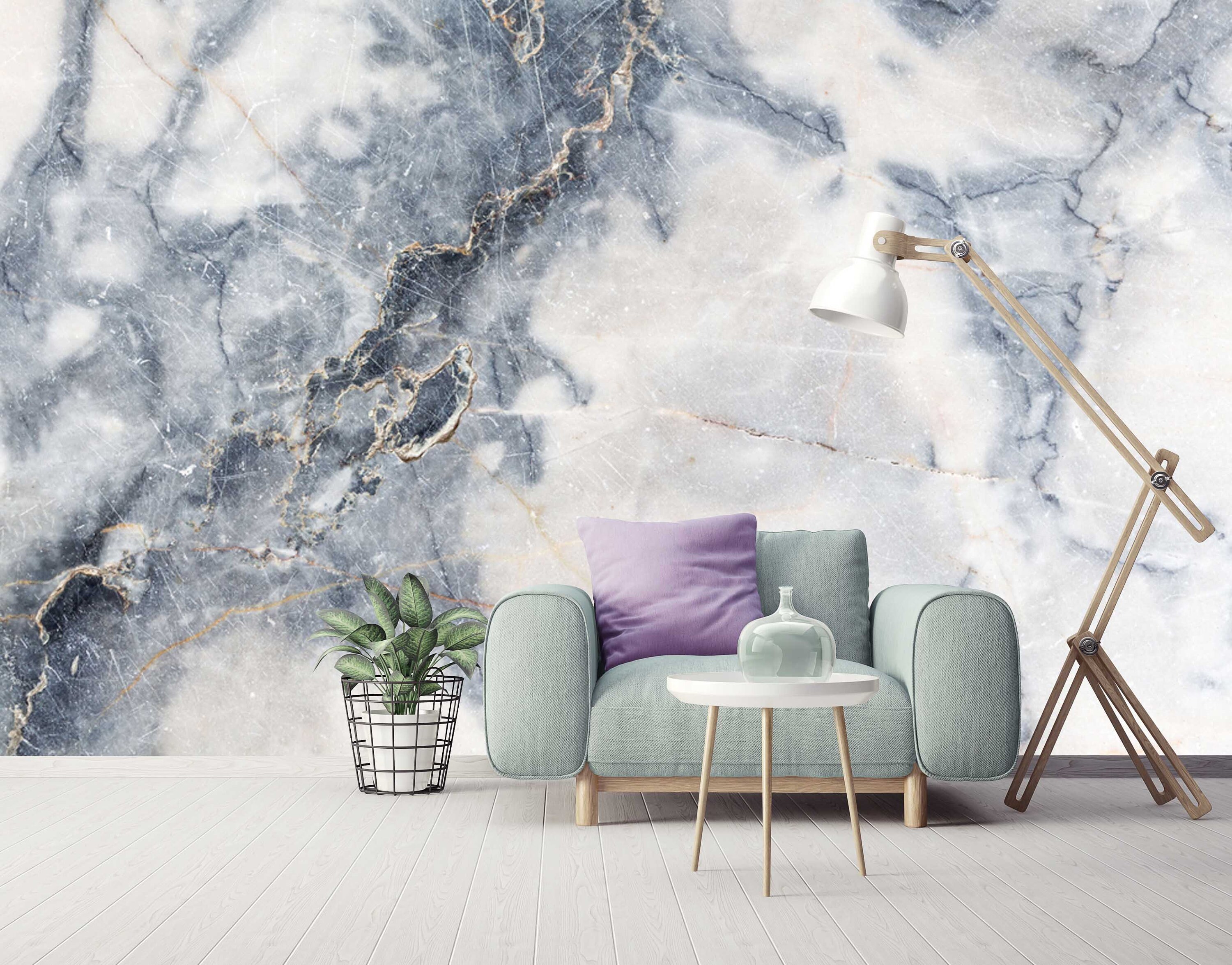 Tumbled Barble Art Abstract Wallpaper Self Adhesive Peel and Stick Wall ...