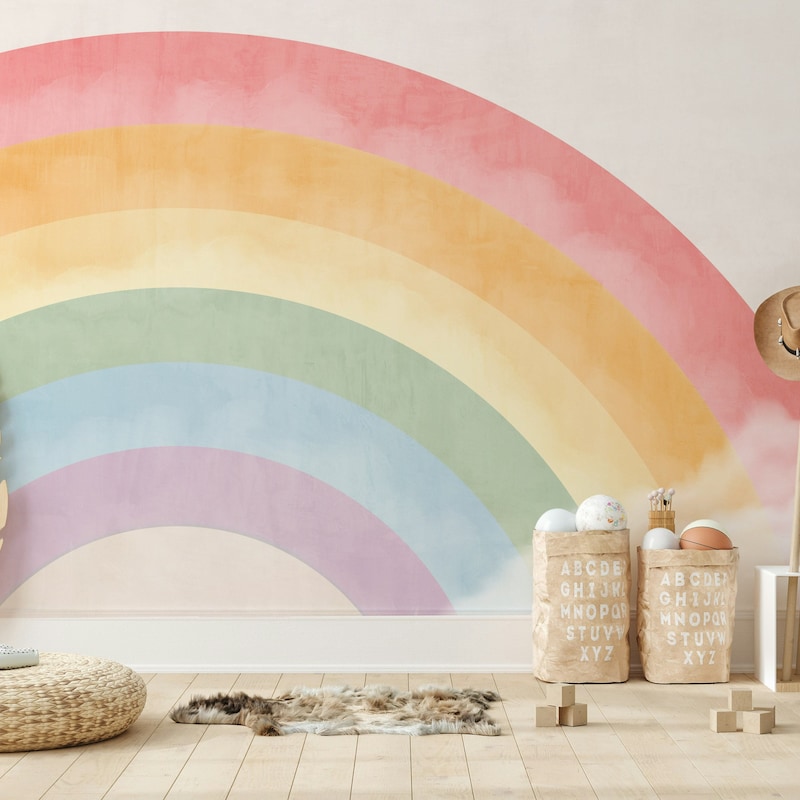 Rainbow Wallpaper - Etsy