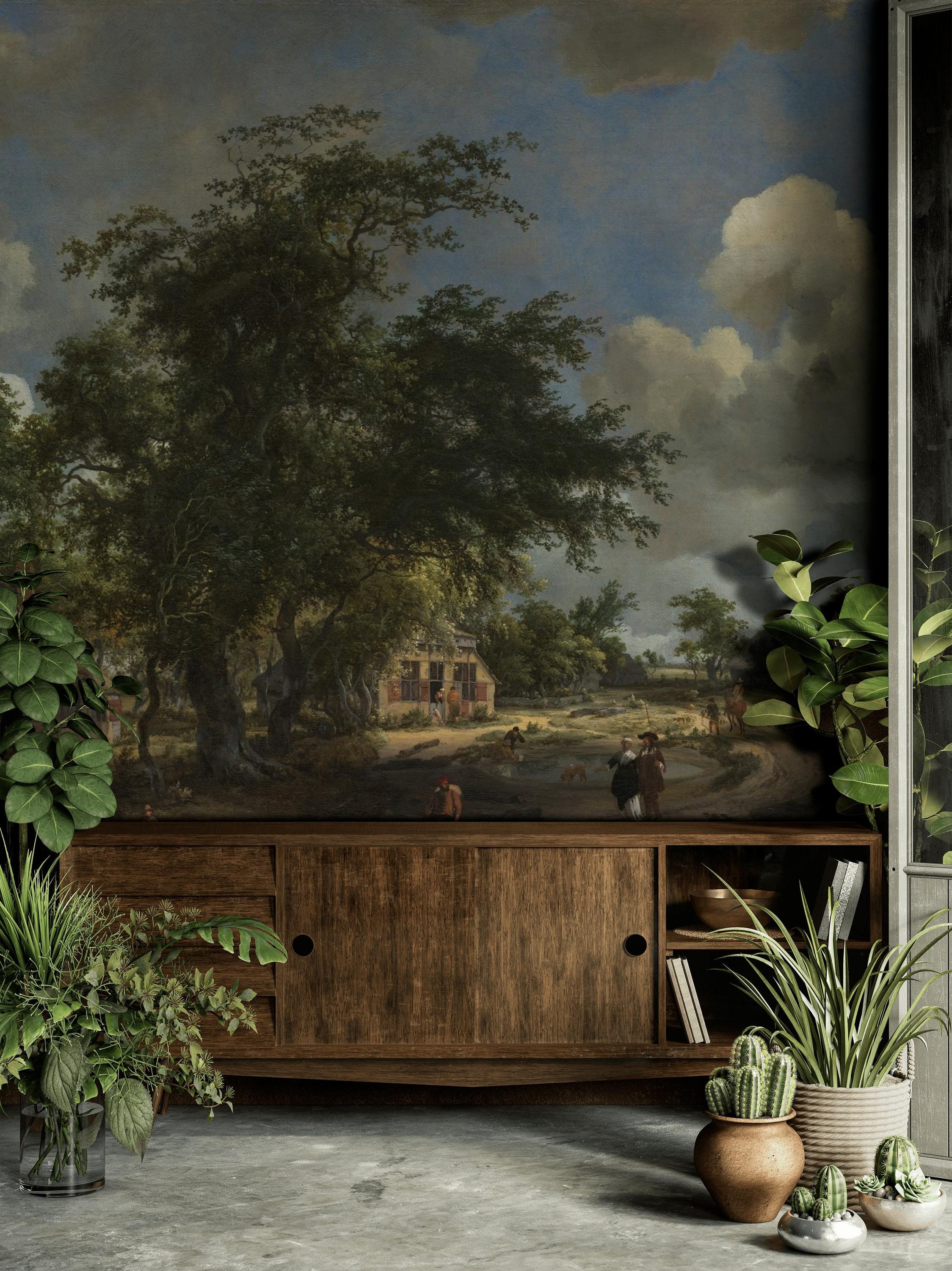 View on a High Road Wallpaper Classic Countryside Wall Mural With ...