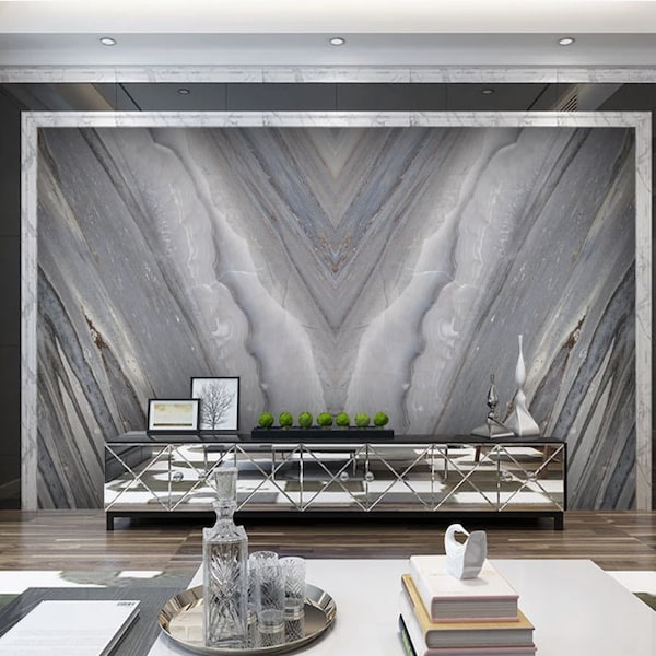 Marble Wallpaper Mural - Etsy