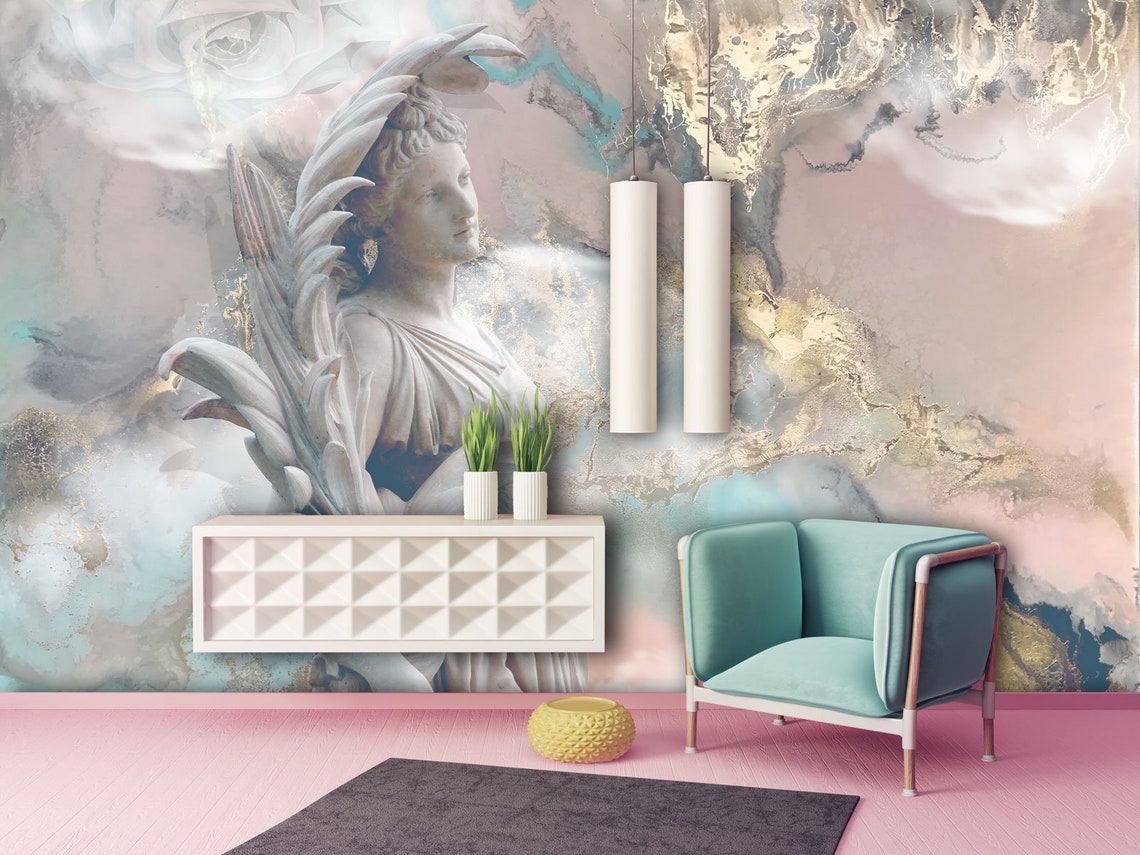 Ancient Mythology Goddes Abstract Art Wallpaper Self Adhesive - Etsy