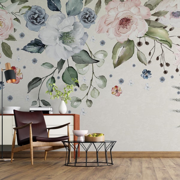 Garden Wall Mural - Etsy