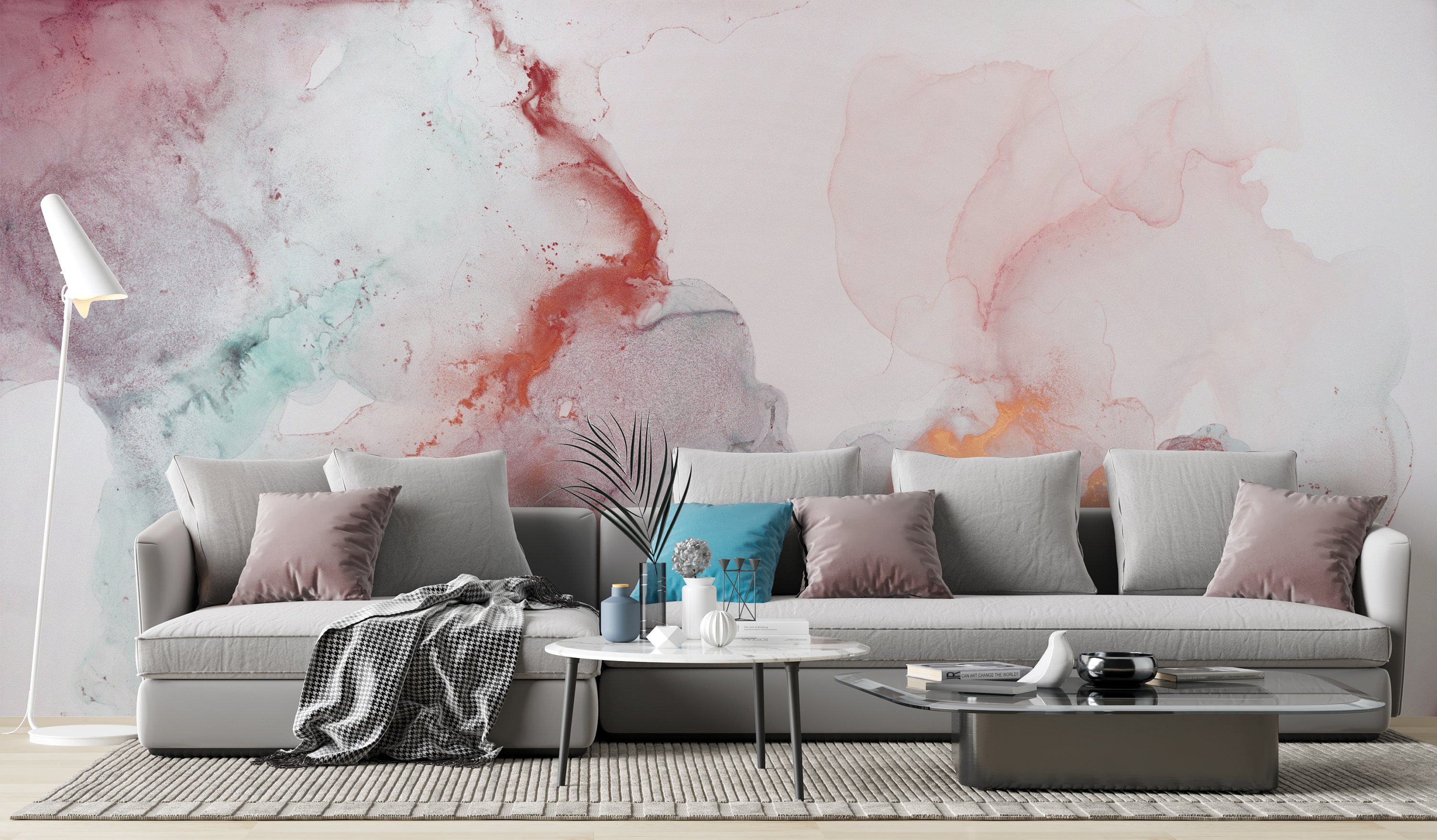 Colorful Sculpted Surface Wallpaper Marble Madness Wall Decor - Etsy