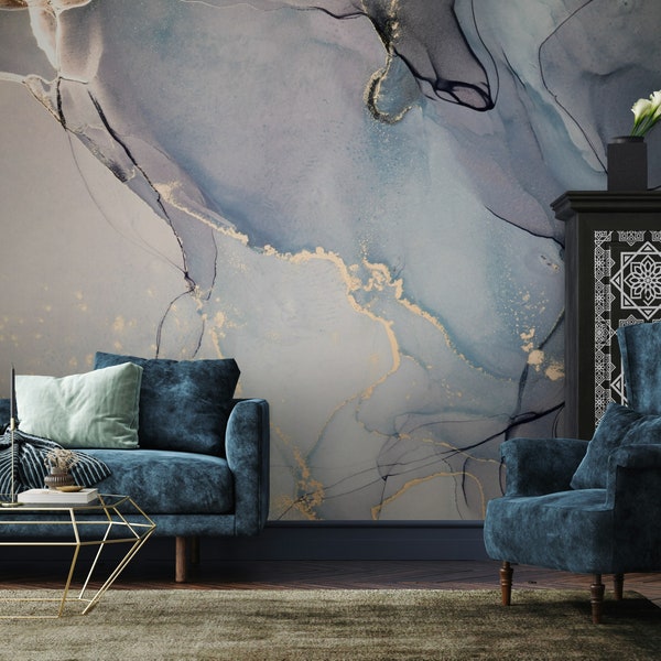 Wallpaper Peel and Stick Modern - Etsy