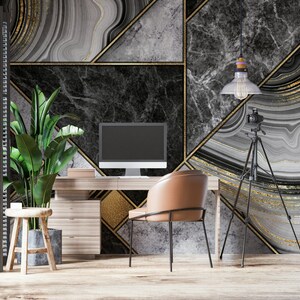 Trapezoid Geometric Square Abstract Design Background Wallpaper Self ...