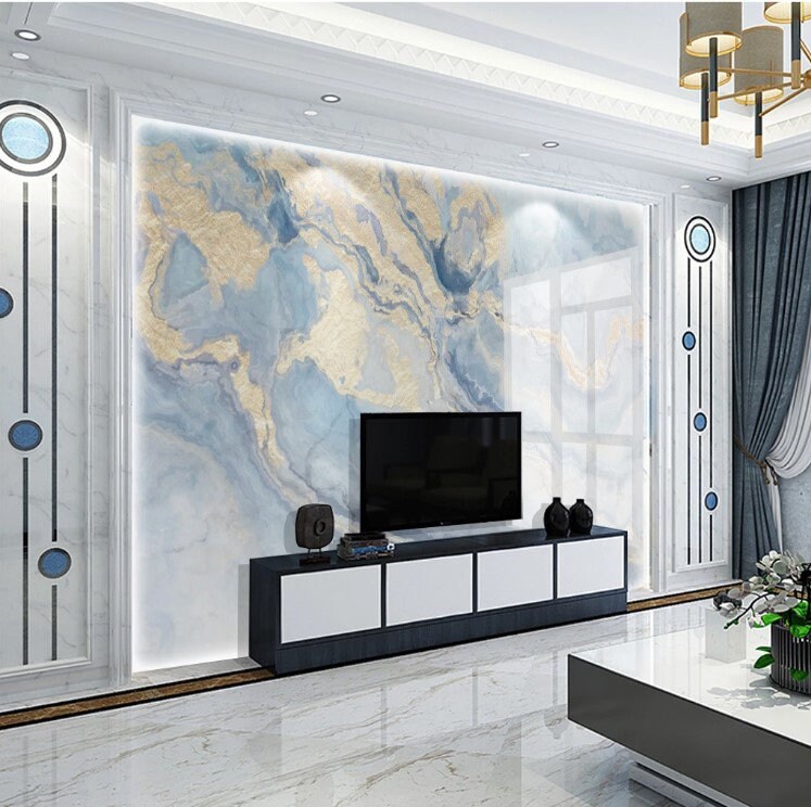 Abstract Fluid Water Marble Texture Wallpaper Self Adhesive | Etsy