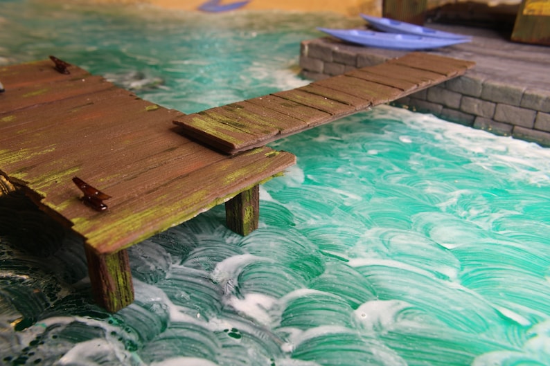 Dock With Ramp and Cleats HO Scale - Etsy Canada