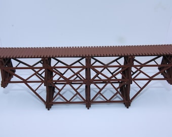 Model Truss Bridge STL File - Etsy