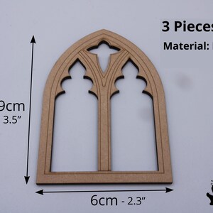 MDF Gothic Church Windows - Laser Cut Cathedral Style (3 Pcs) - Etsy
