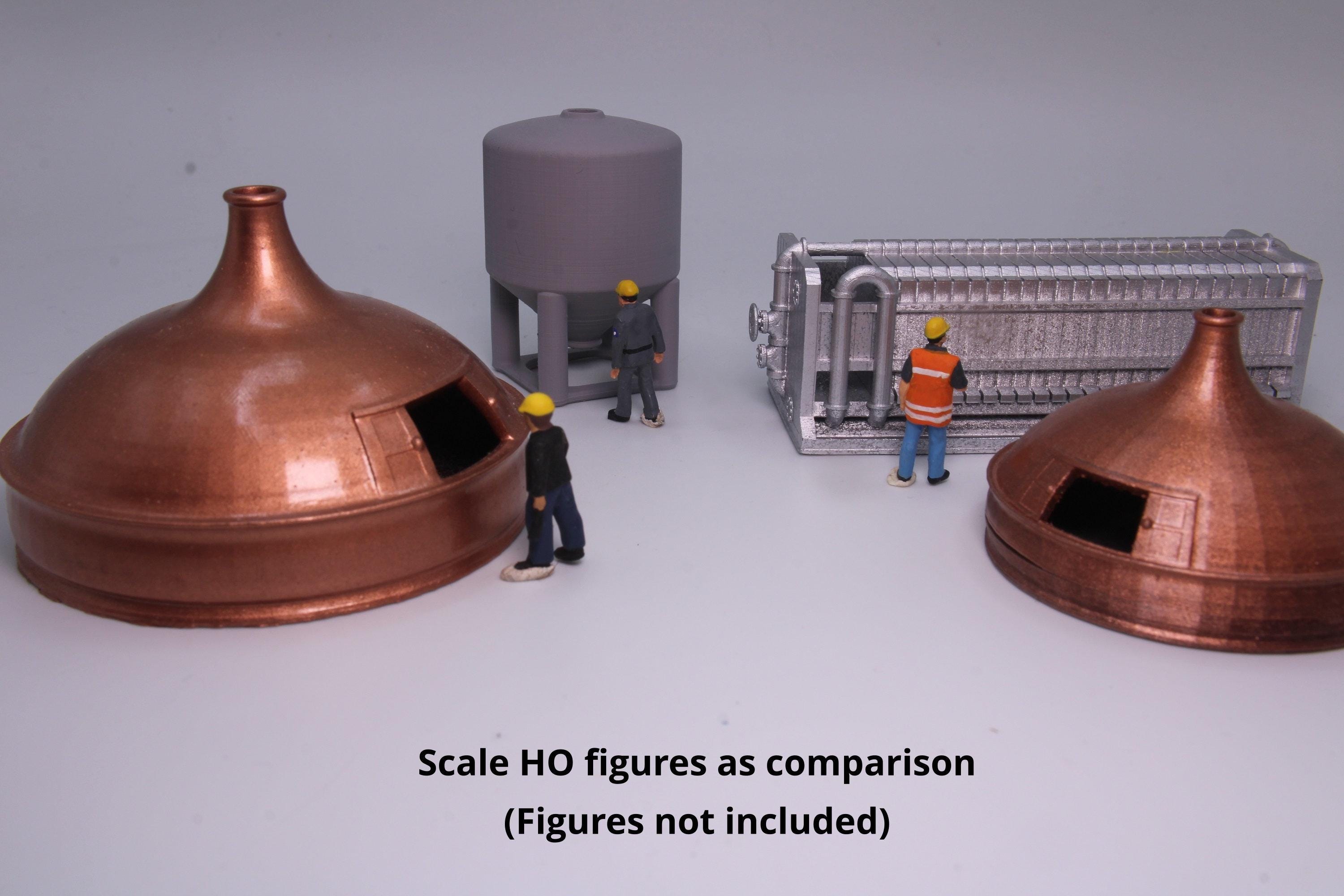 Miniature Brewery Set – HO Scale Diorama, 16 Resin Parts - Etsy