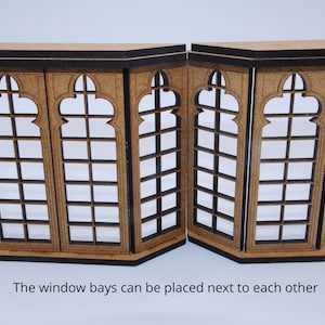 Bay Window KIT in MDF for Diorama, Craft or Dollhouse - Etsy
