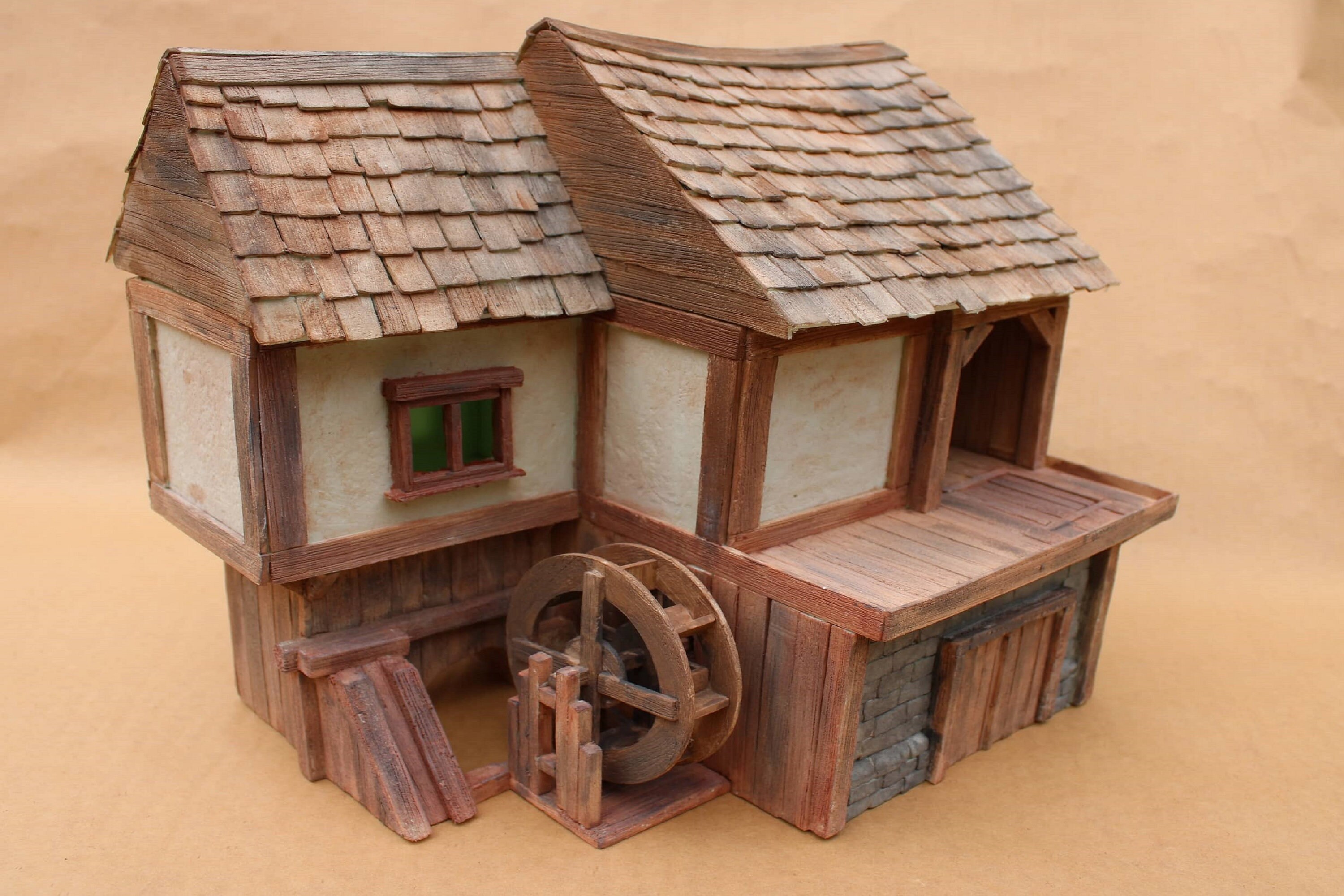 Miniature Toys Toys Foam Scale Building kit The Watermill Toys & Games ...