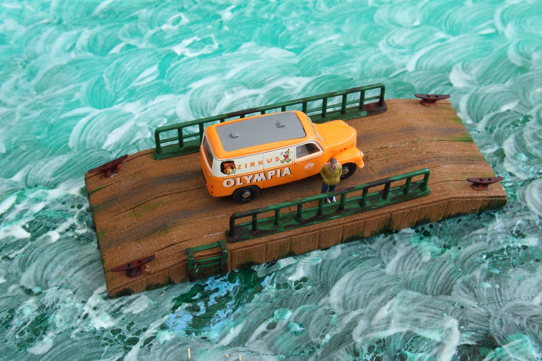 Old Wooden Car Ferry HO Scale - Etsy