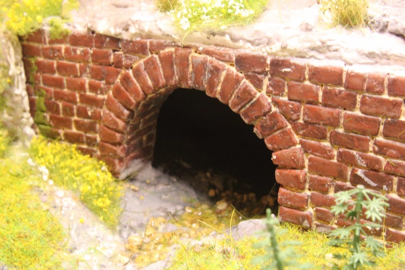 Brick Culvert HO Scale – Handcrafted Resin Miniature Stone Bridge - Etsy
