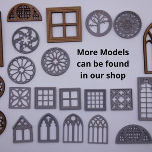 Rectangle Window in MDF for Diorama, Craft or Dollhouse - Etsy
